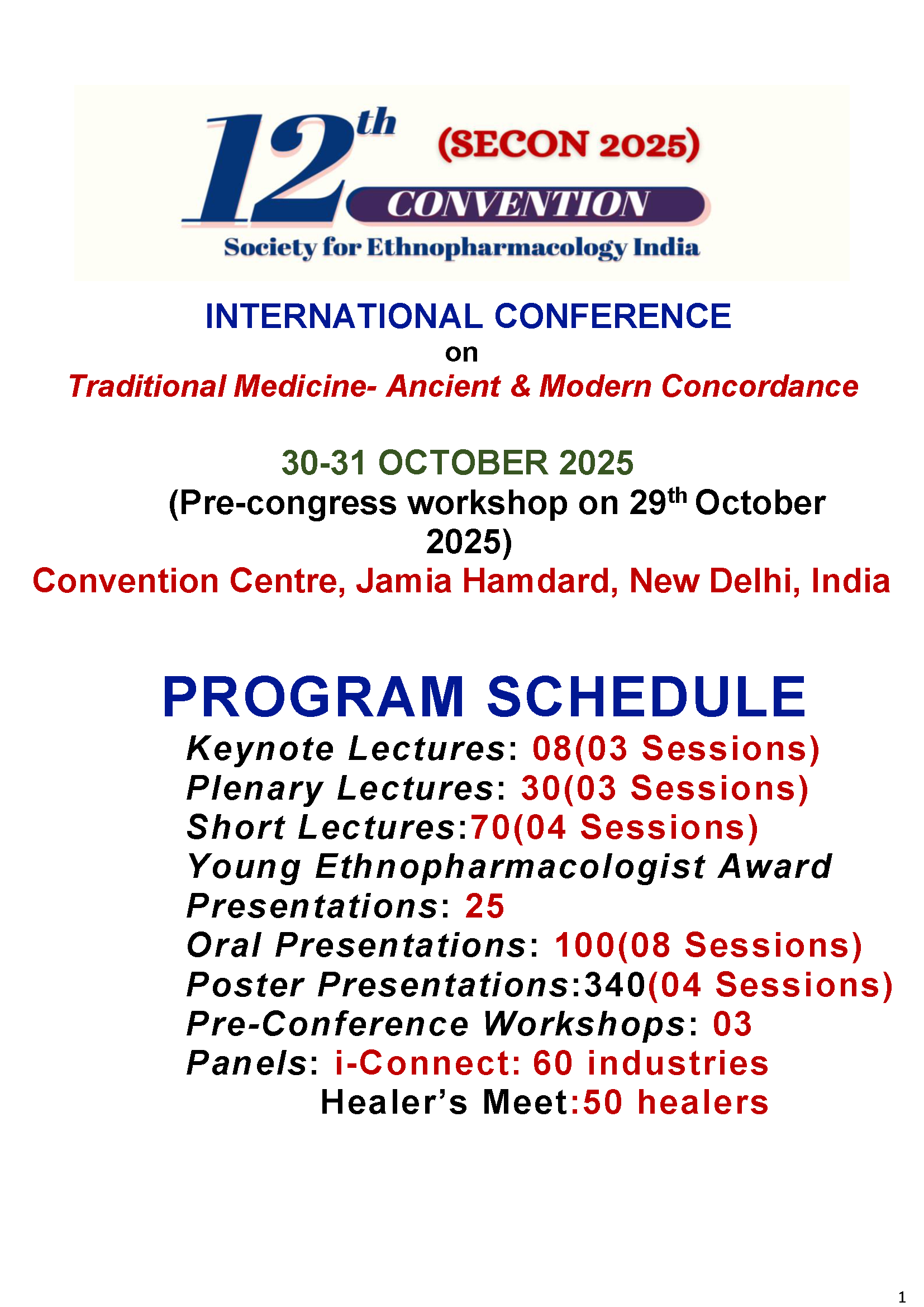 Society for Ethnopharmacology – Globalizing Local Knowledge and ...